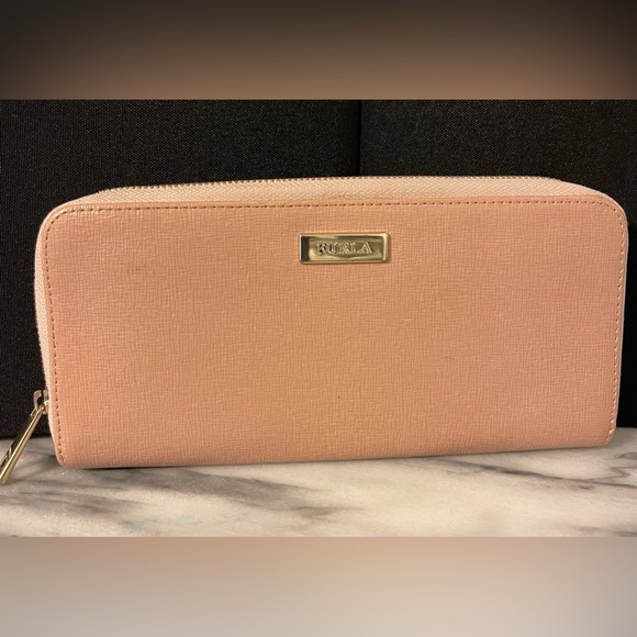Furla | Bags | Furla Long Zip Around Wallet Euc | Poshmark